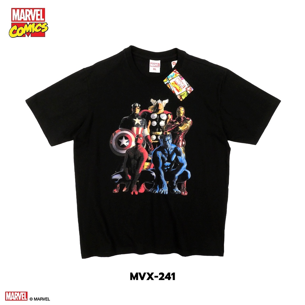 Power 7 Shop เสื้อยืดการ์ตูน ลายมาร์เวล ลิขสิทธ์แท้ Marvel Comics T Shirts Mvx 241 Shopee