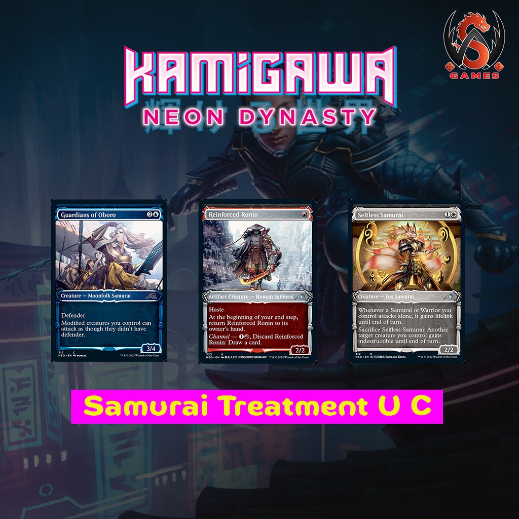 Kamigawa Neon Dynasty Singles Samurai Treatment U C | Shopee Thailand
