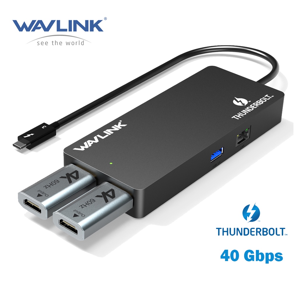 Wavlink Thunderbolt 3 Usb Hub Dock พร้อม Usb 3.0 และ Gigabit Ethernet ...