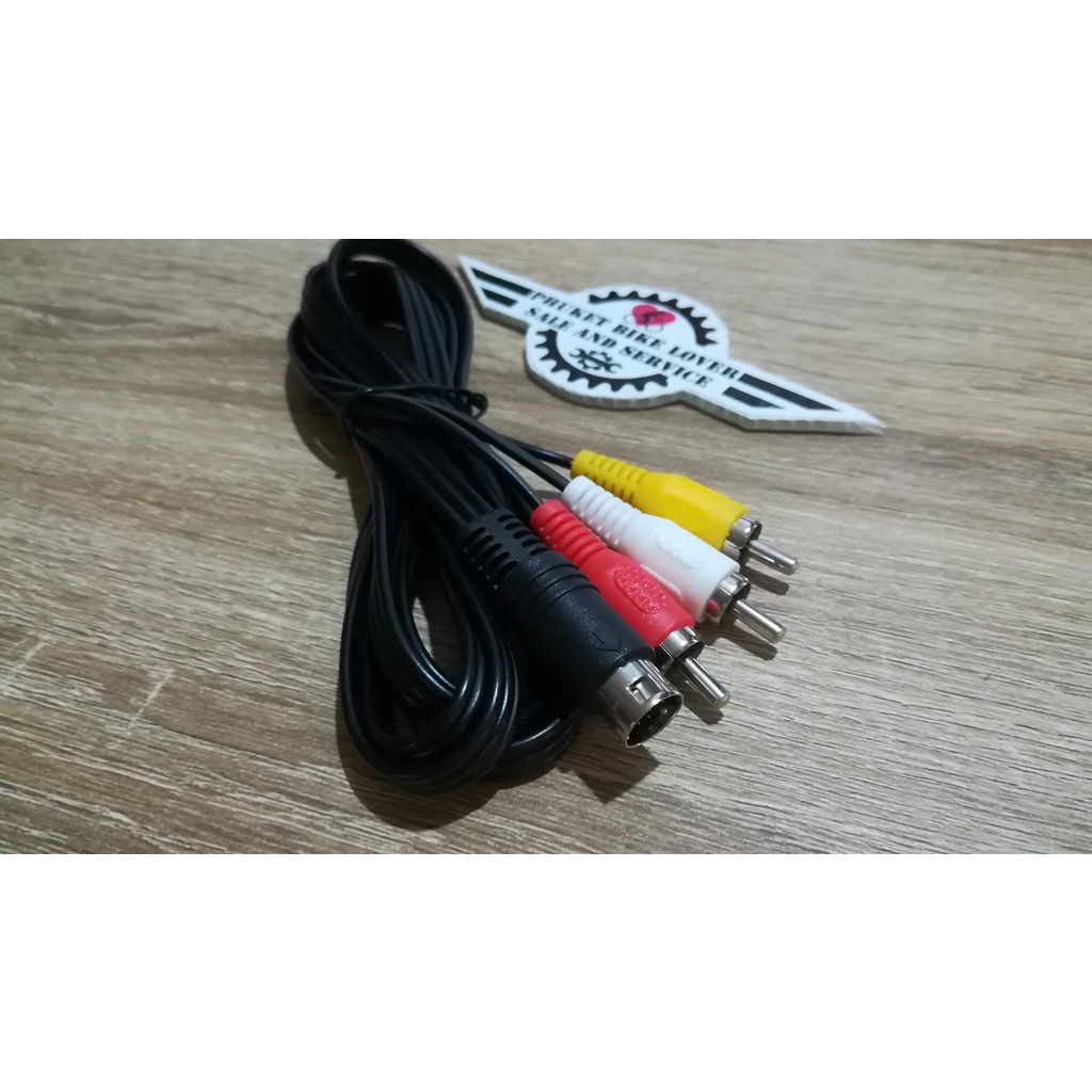 สาย MMI AV 9 PIN S-VIDEO 3 RCA 9 pin Audio Video AV Cable for Sega ...