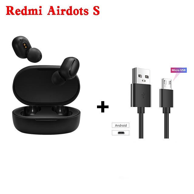 Xiaomi Redmi Airdots S Earbuds Original Mi Tws Wireless Earphone ...