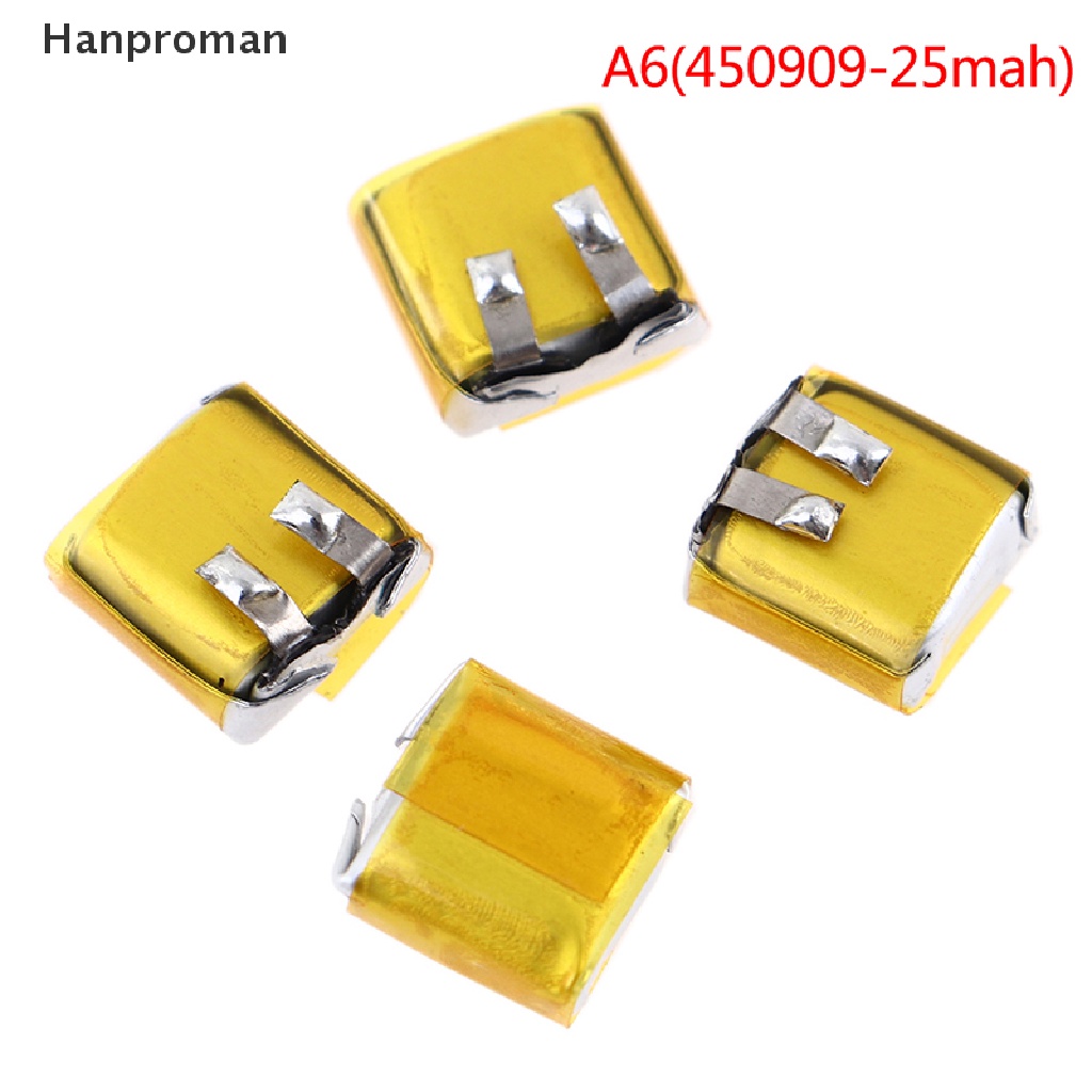 Hm> แบตเตอรี่ลิเธียมโพลิเมอร์ 3.7v 50mah 501012 30mah 400909 401012 4 ...