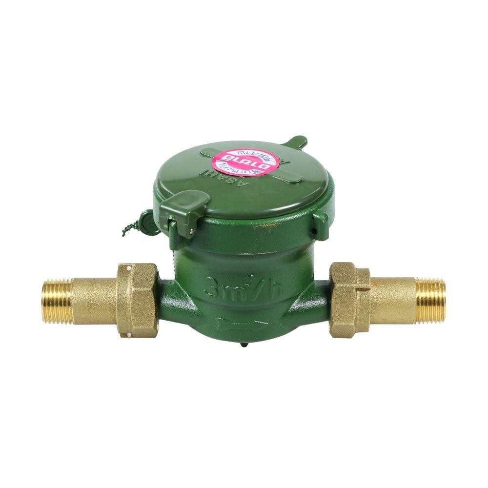 มาตรวัดน้ำ มิเตอร์น้ำทองเหลือง SANWA 1/2" วาล์วน้ำ งานระบบประปา SANWA SV 15 1/2" WATER METER ...