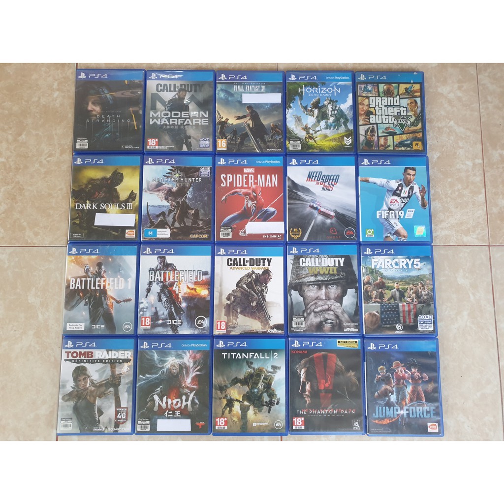 แผ่นเกมPS4(มือ2)Death Stranding/CODWM/FFXV/Horizon ZeroDawn/GTAV/DARK ...