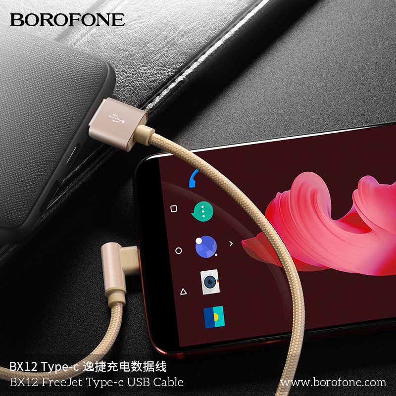 สายชาร์จ Borofone Android ของแท้ รุ่น BX12 Type C (1m) | Shopee Thailand