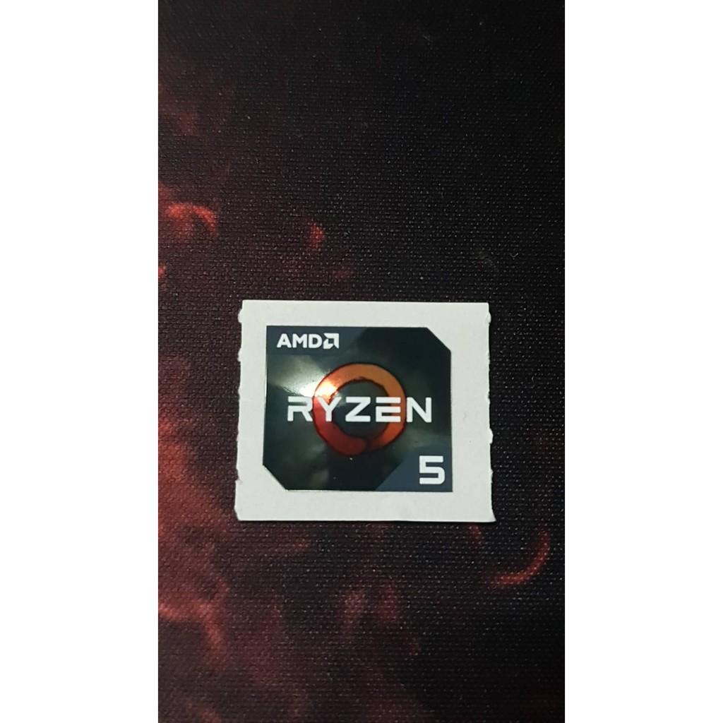 สติ๊กเกอร์ AMD Ryzen5 Sticker AMD ryzen 5 | Shopee Thailand