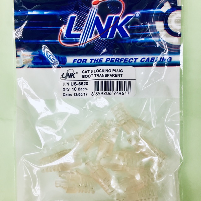 US-6620 Locking Plug Boot Cat6 Transparent Link | Shopee Thailand