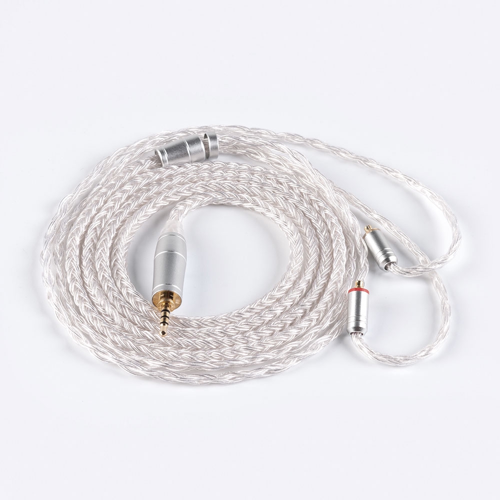 KBEAR 16 Core Upgraded Silver Plated Balanced Cable 2.5/3.5/4.4MM With MMCX/2pin/QDC Connector ...
