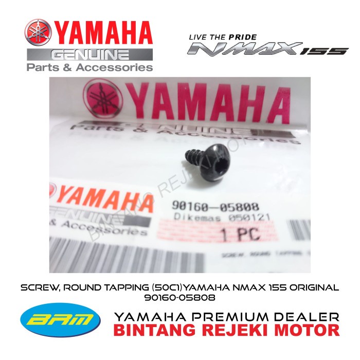 สกรู กลม TAPPING (50C1) YAMAHA NMAX 155 ORIGINAL 90160-05808 | Shopee ...