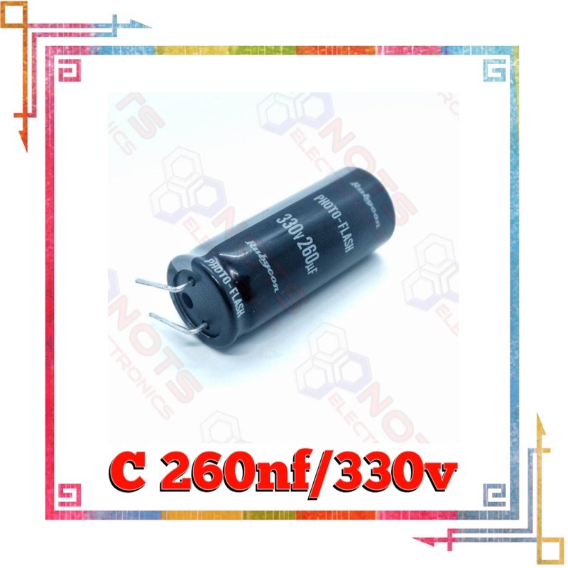C คาปาซิเตอร์ 260uF 330VDC (350VMAX) ยี่ห้อ Rubycon แท้ 100% | Shopee Thailand