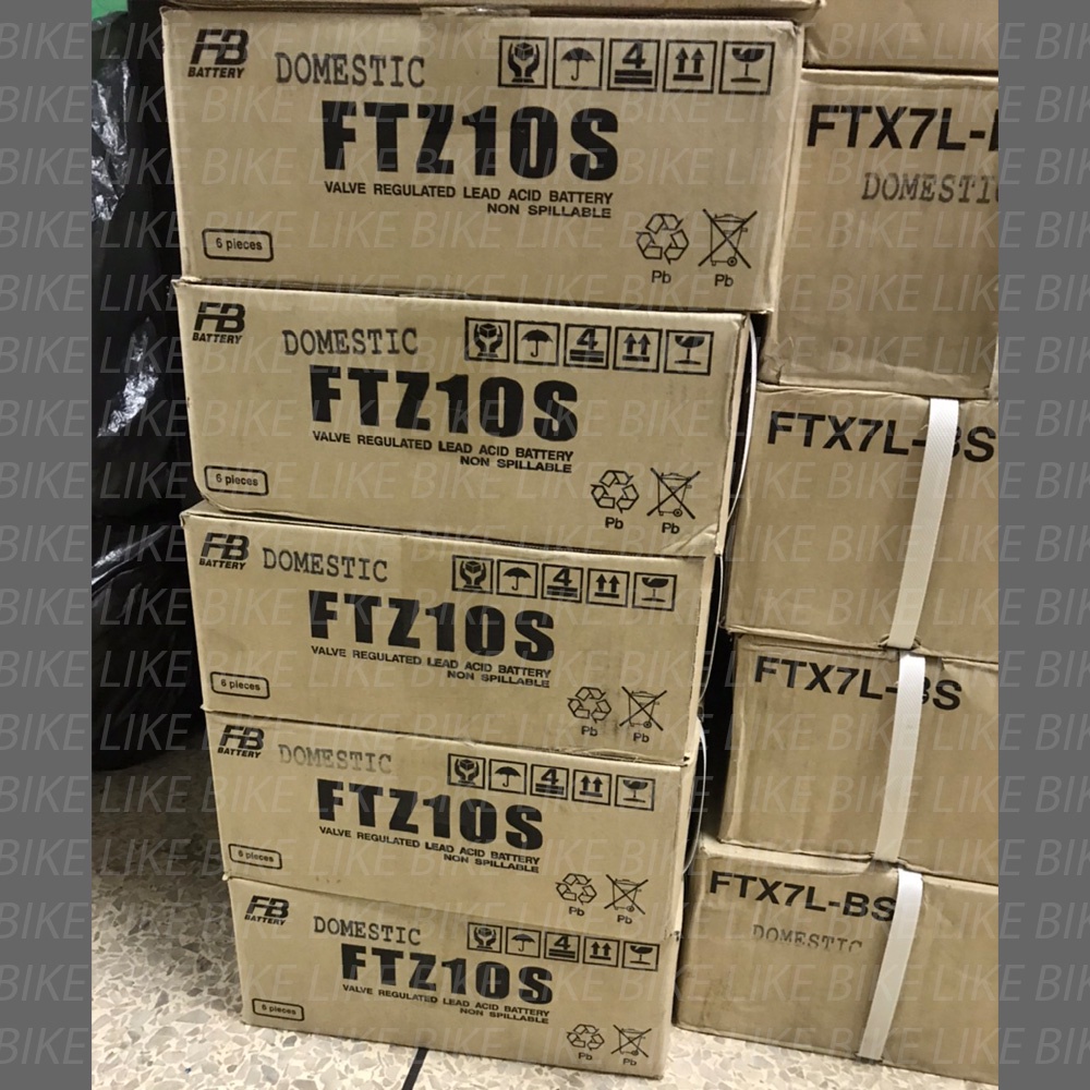 **ลอตใหม่ล่าสุด** FB FTZ10S (12V 9.1Ah) แบตเตอรี่มอเตอร์ไซค์ แบตเตอรี่ ...