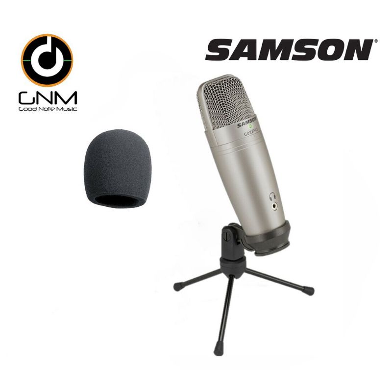 คอนเดนเซอร์ไมโครโฟน SAMSON C01U PRO USB Studio Condenser Microphone ...