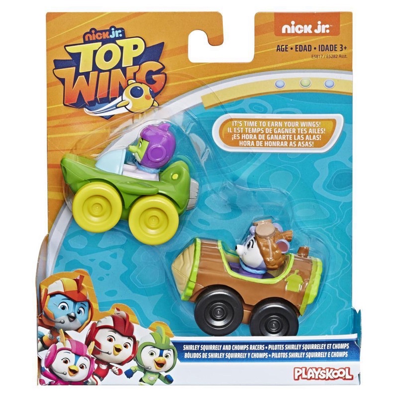 Top Wing Racers 2 Pack: Shirley Squirrely and Chomps ใช้เล่นกับรางแข่งรถได้ | Shopee Thailand
