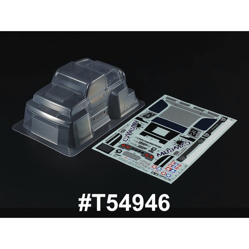 TAMIYA 54946 1/24 SCALE R/C MUDMAD CLEAR BODY PARTS SET สำหรับ TAMIYA ...