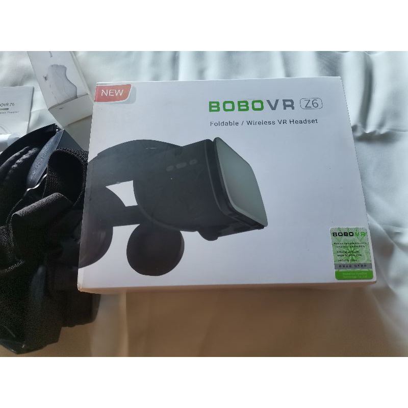 BOBO VR Z6 ของแท้ แว่น VR สำหรับโทรศัพท์ หน้าจอสูงสุด 7 นิ้ว พร้อมหูฟังบลูทูธในตัว แถมรีโมท ...
