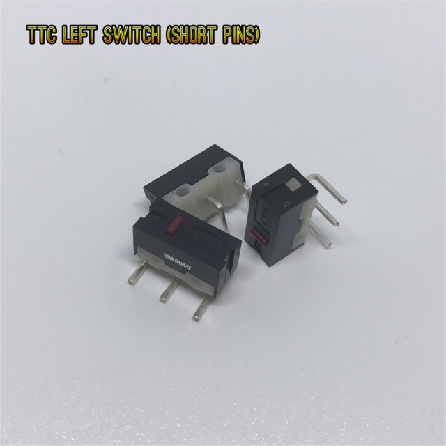 TTC Microswitch Short pins สวิตซ์เมาส์ข้างตำแหน่งปุ่มด้านซ้าย | Shopee ...