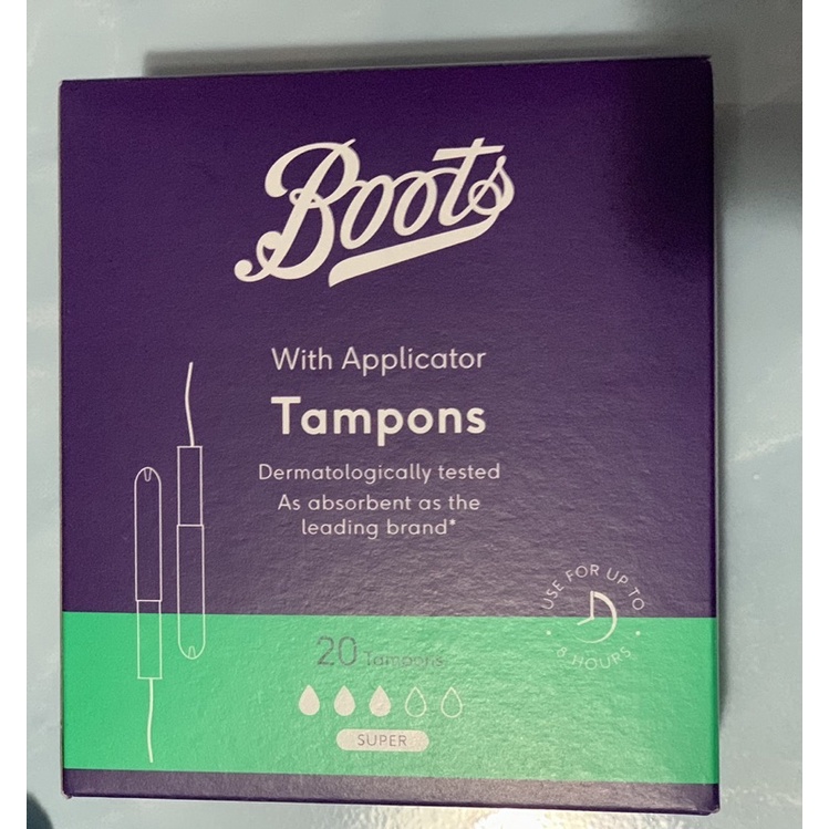 ผ้าอนามัยแบบสอด 20 ชิ้น Boots with applicator tampons Regular 20 Pcs ...