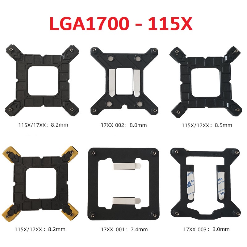 ฐานยึดเมนบอร์ด LGA1700 brackets, Heatsink backplate socket 1700, 115x ...