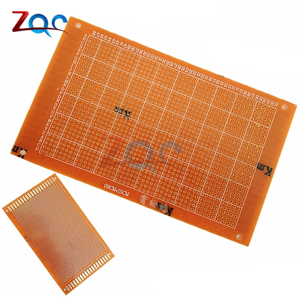 PCB Board 1pc 9 x 15 cm 2.54mm DIY Prototype Paper Printed Circuit ...