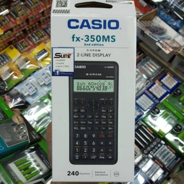 (โฉมใหม่) Casio FX-350MS รุ่น2 ของแท้ รับประกัน2ปีจากCMG | Shopee Thailand