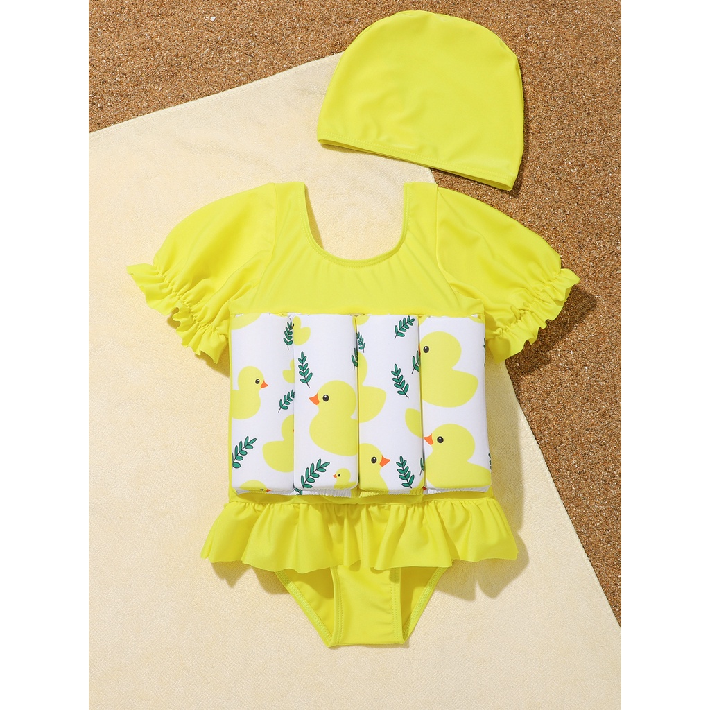 FU FU SHOP พร้อมส่ง ชูชีพเด็ก ชุดว่ายน้ำเด็ก ชุดว่ายน้ำมีโฟมน้ำในตัว ...