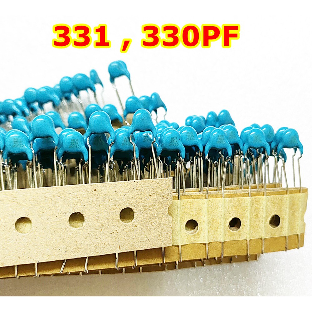 (10ตัว) 331K , 330PF , 1KV 2KV Ceramic Capacitor เซรามิค คาปาซิเตอร์ ...