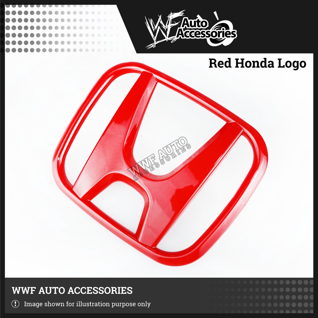 Honda HRV / HR-V / WRV / WR-V / Civic FE 2022 / 2023 / 2024 Red H Logo ...