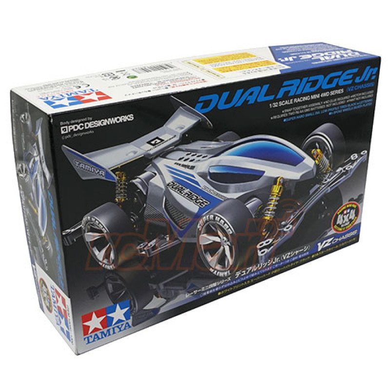 พลาสติก โมเดล ประกอบ TAMIYA Mini 4WD JR Dual Ridge (VZ CHASIS) (18096 ...