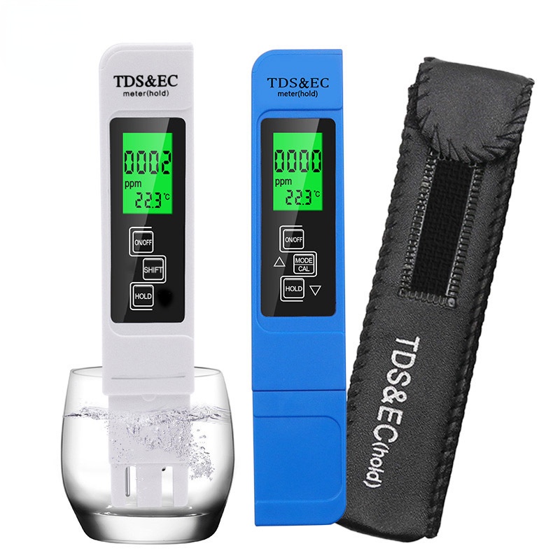 เครื่องมือวัดค่าน้ำ วัดค่าปุ๋ยปลูกพืชไฮโดร EC & TDS meter hold ปากกาวัด ...