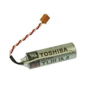 OMRON CS1W-BAT01 TOSHIBA ER17500V 3.6V Battery Lithium with Plug for ...
