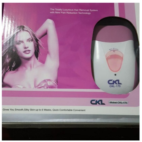 Keda or CKL เครื่องถอนขนไฟฟ้าชาร์จไฟได้ ใบสแตนเลส Gently Gold Caressรุ่น KD-175 / CKL-175 ...