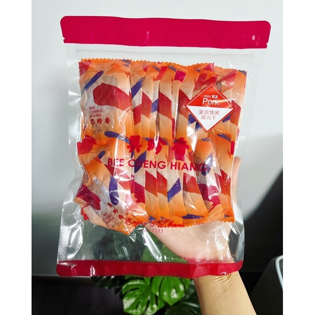 หมูแผ่นสิงคโปร์ Mini EZ Pork BEE CHENG HIANG | Shopee Thailand