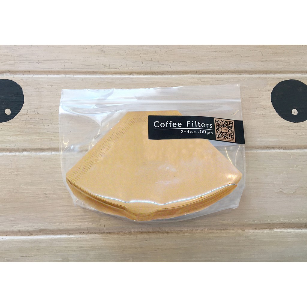 กระดาษกรองกาแฟ (Coffee Filters) ขนาด 2-4 ถ้วย | Shopee Thailand