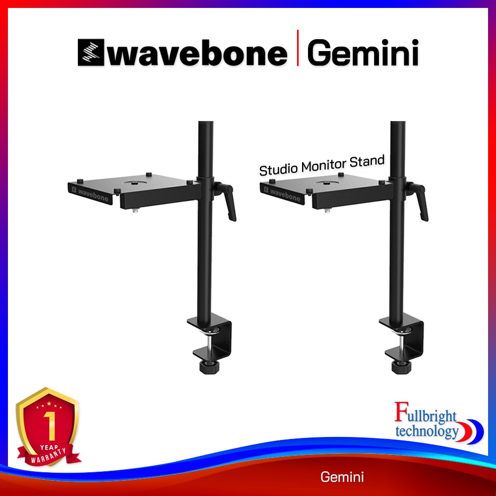 Wavebone Gemini Height Adjustable Table top Speaker Stands (Pair) | Shopee Thailand