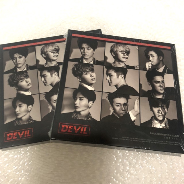 [พร้อมส่ง] Super Junior Devil อัลบั้ม Devil SJ พร้อมส่ง | Shopee Thailand