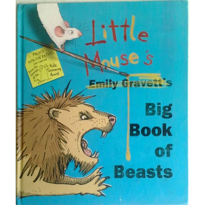 1 Little Mouse's Big Book of Beasts by Emily Gravett หนังสือมือสอง ปก ...