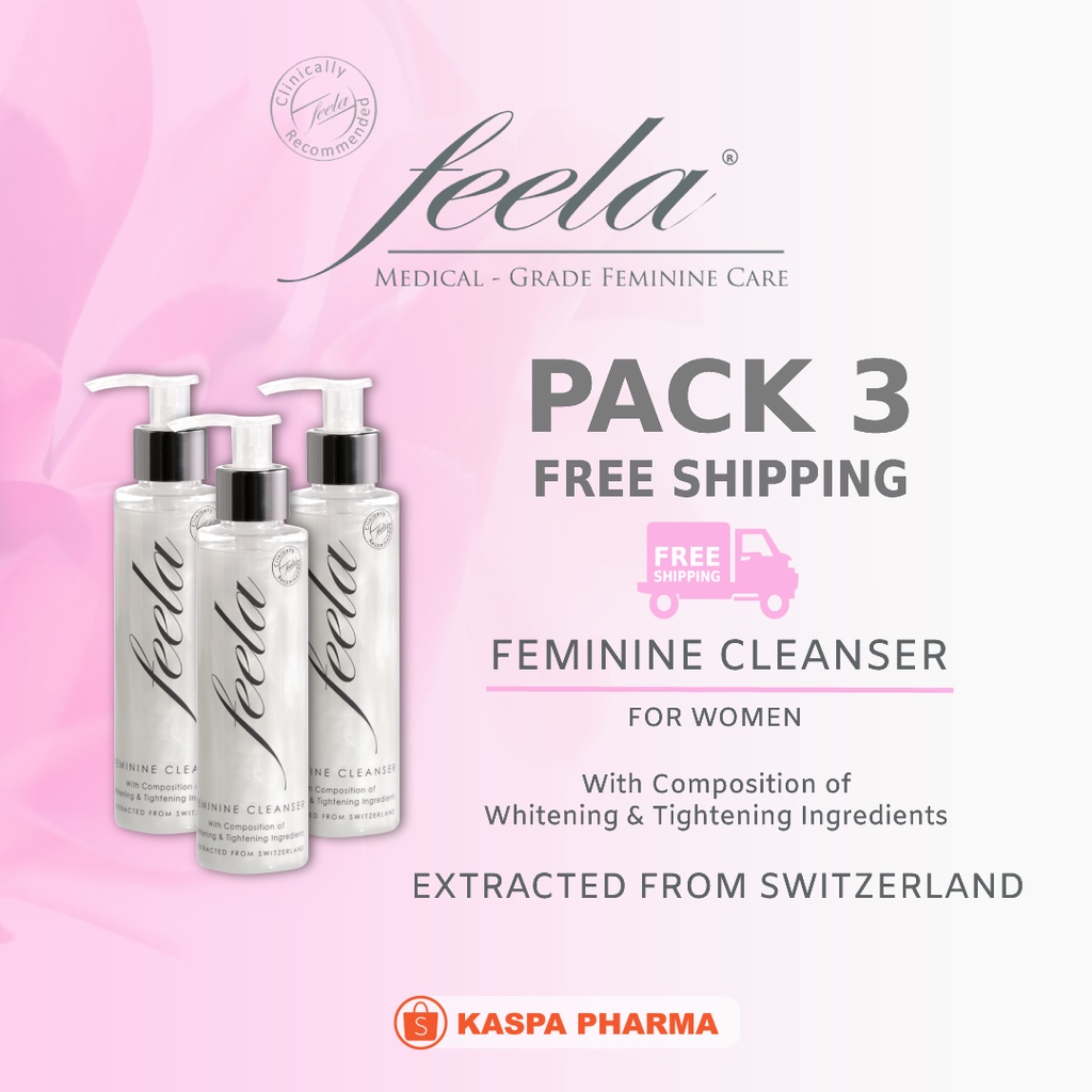 Feela Feminine Cleanser แบบ จำนวน 3 และ 6 ขวด | Shopee Thailand