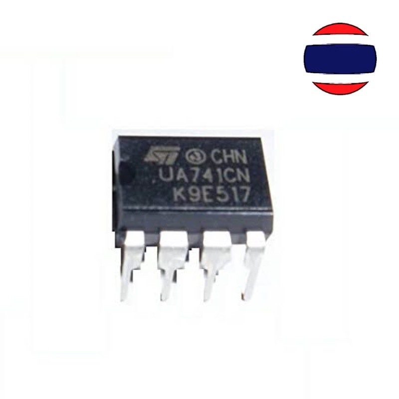 1PCS IC UA741CN DIP8 DIP UA741CP UA741 OP Amp LM741 741 TI IC OPAMP GP ...