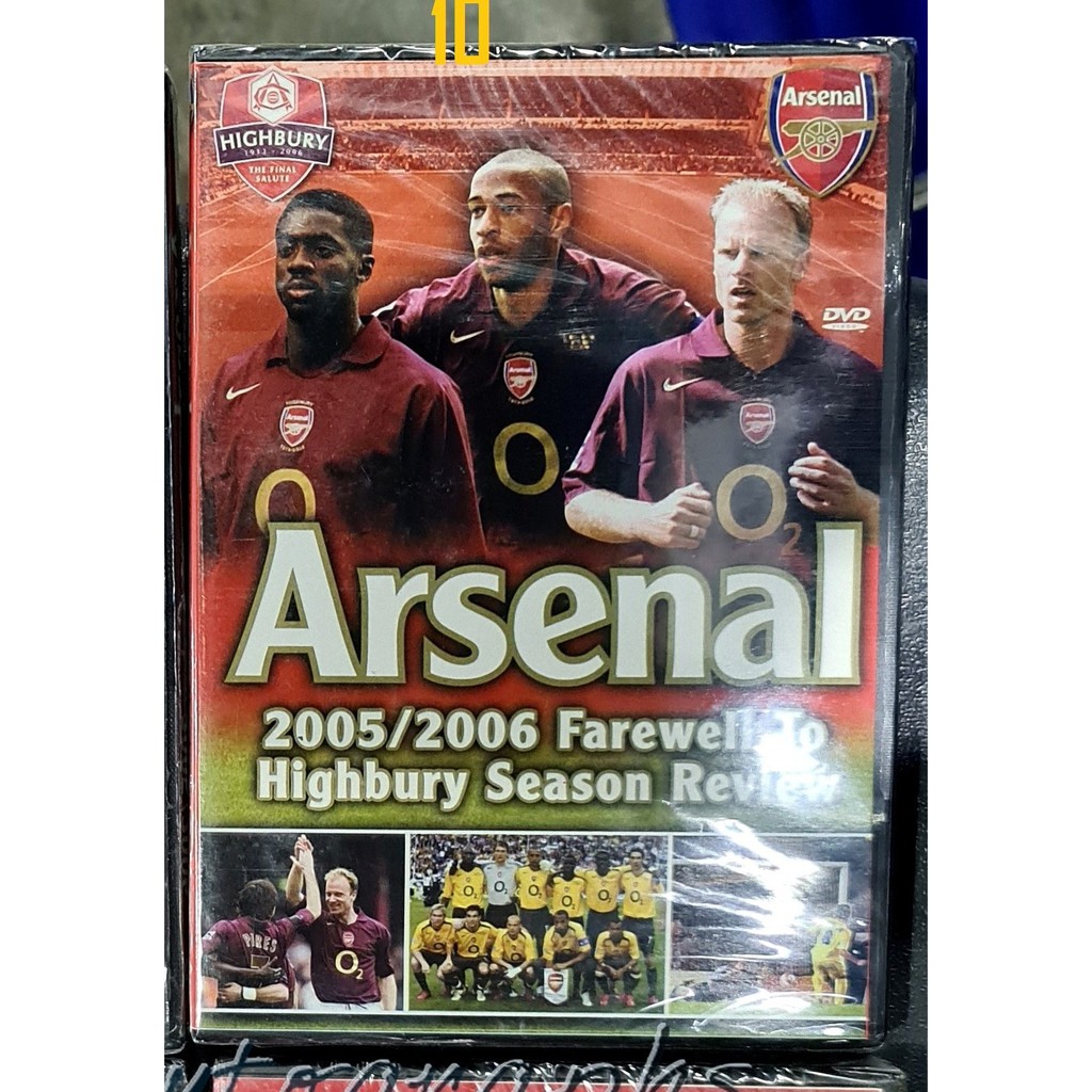 DVD ลิขสิทธิ์แท้ Arsenal FC แผ่นแท้ | Shopee Thailand