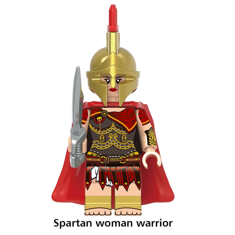 ฟิกเกอร์ อัศวินยุคกลาง Spartan Woman Warrior Roman Centurion Soldier ...