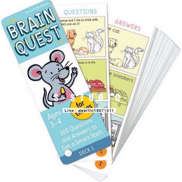 Brain Quest for Threes, revised 4th edition: 300 Questions and Answers ...