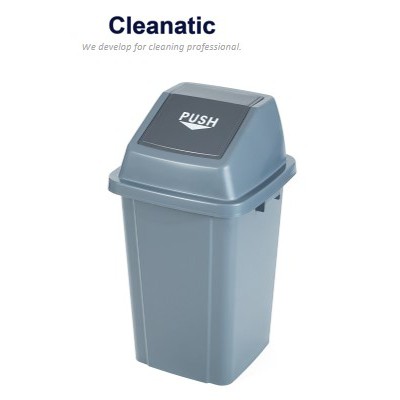 Cleanatic C-6021 ถังขยะสี่เหลี่ยม แบบฝาสวิง ขนาด 100 ลิตร | Shopee Thailand