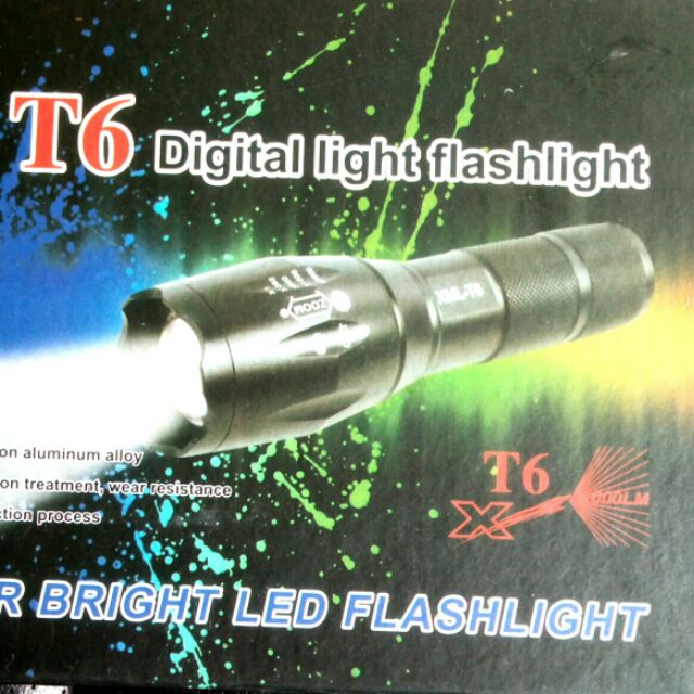 ไฟฉายซูม UltraFire XML-T6 | Shopee Thailand