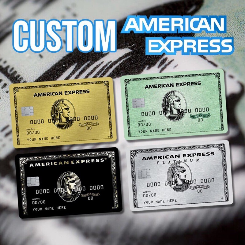 ชุด AMEX แบบกําหนดเอง | สติกเกอร์บัตรเครดิต ATM GARSKIN ATM CARD DEBIT ...