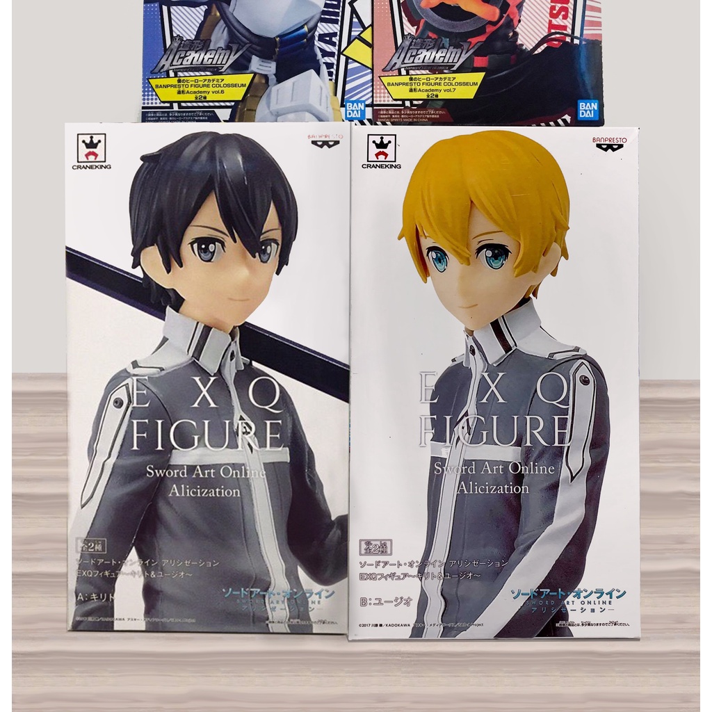 งานแท้ ️ EXQ Figure SAO : Sword Art Online Alicization Kirito Eugeo ...
