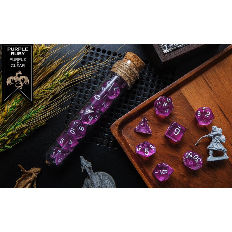 Potion Flask with Dice Set of 7 | ลูกเต๋า Dice For DnD D&D MTG RPG TRPG ...