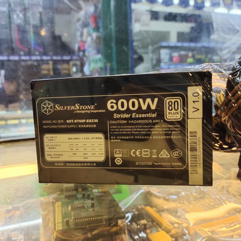 แหล ่ งจ ่ ายไฟ psu silverstone 600w | Shopee Thailand