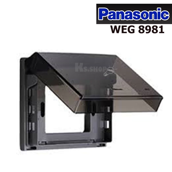 PANASONIC ฝาพลาสติกกันน้ำ-แนวนอน สีใส WEG 8981-WBG 8981 | Shopee Thailand
