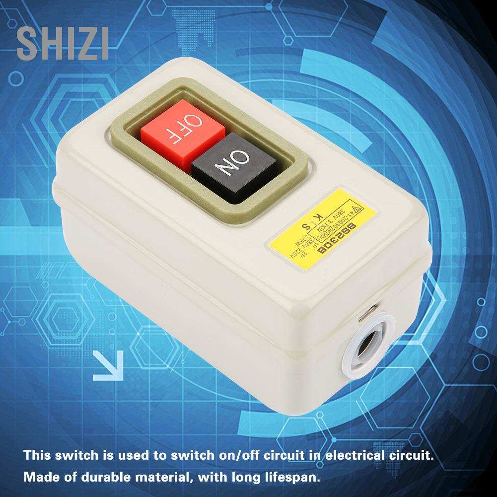 ปุ่มกดสวิทช์เปิด / ปิด 3P Ac 380V 3.7Kw Bs230B | Shopee Thailand