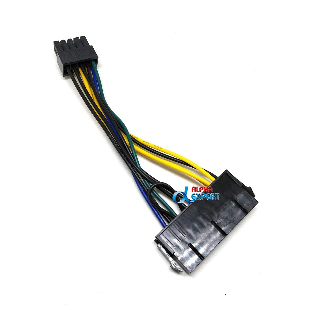 สายแปลง ATX 24-Pin Female to 10-Pin Male Adapter Power Supply Cable ...